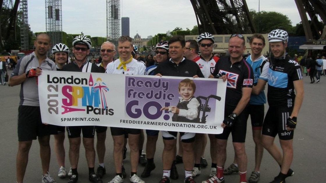 Lee Loveridge is fundraising for Freddie Farmer Foundation