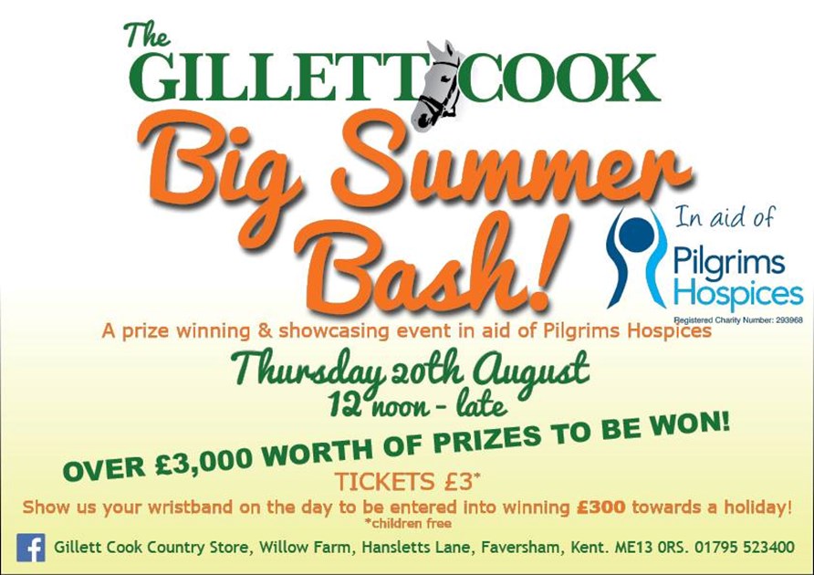 Gillett Cook Ltd is fundraising for Pilgrims Hospices In East Kent