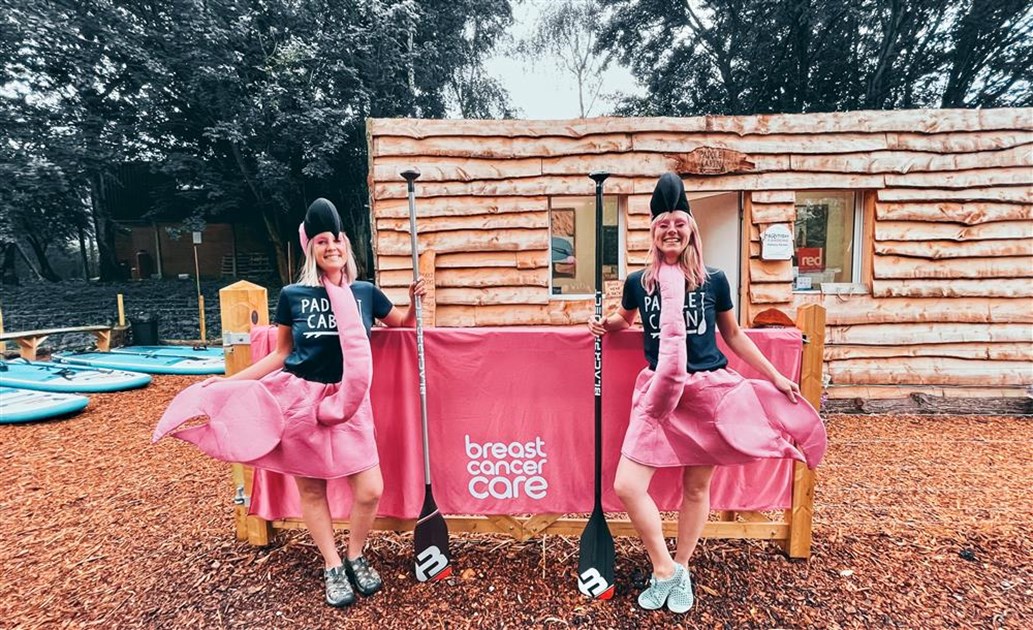 Paddle Cabin is fundraising for Breast Cancer Now