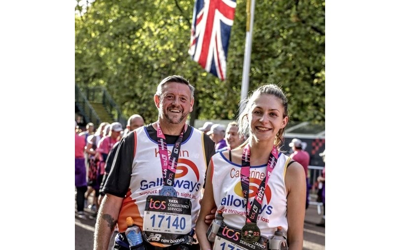 Kevin Crompton is fundraising for Galloway's Society for the Blind