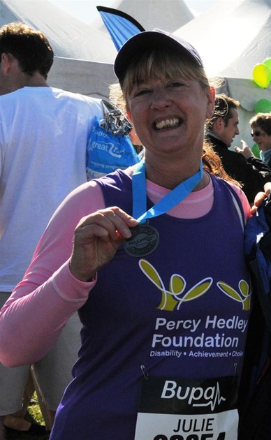 Julie Calvert is fundraising for Percy Hedley Foundation
