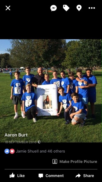 Aaron Burt is fundraising for Bury Hospice