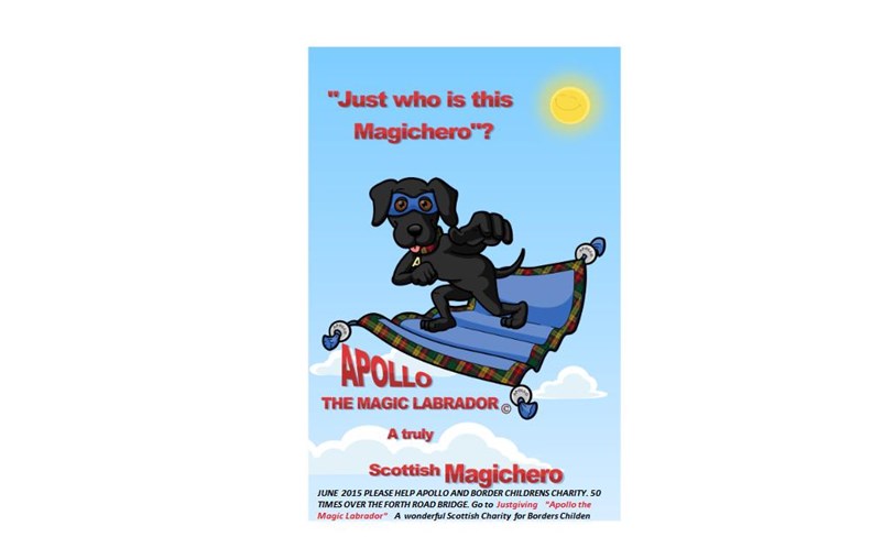 Apollo Magic Labrador is fundraising for Borders Children's Charity