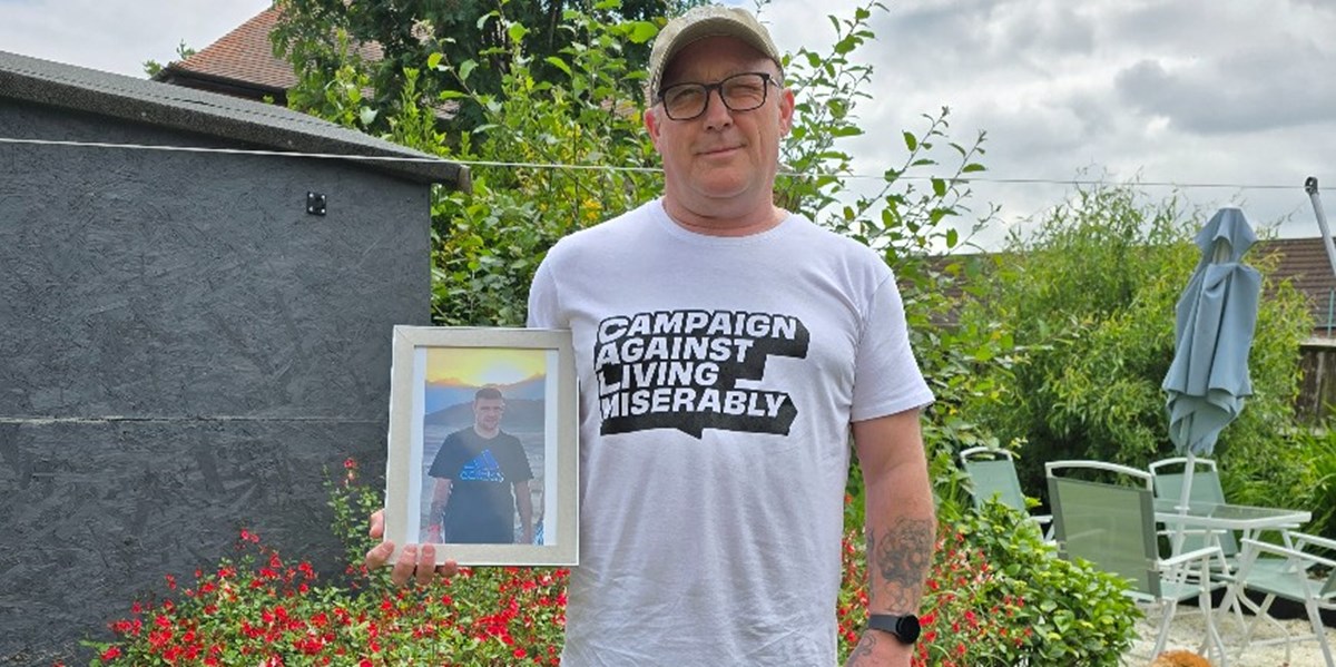 Marc Hudson is fundraising for CALM (Campaign Against Living Miserably)