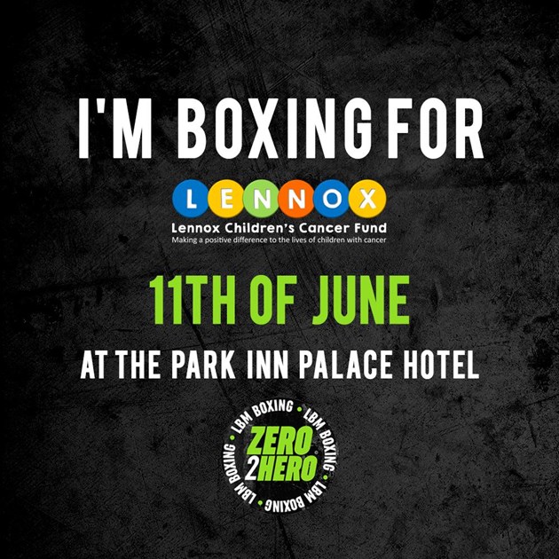 Connor Barton is fundraising for Lennox Children's Cancer Fund