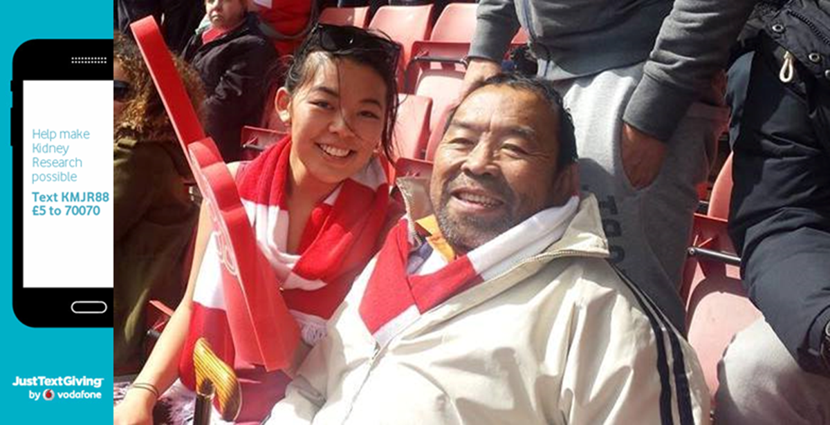 Vicki Pang is fundraising for Kidney Research UK