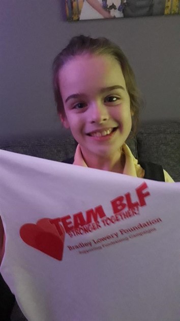 Hayley Pearce is fundraising for The Bradley Lowery Foundation