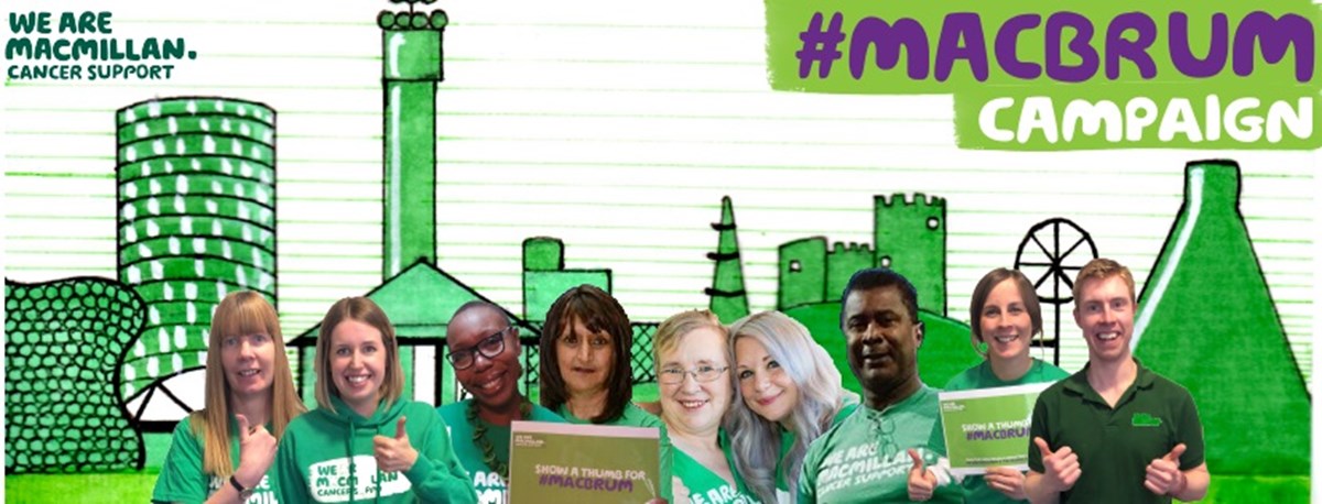 #Macbrum Campaign is fundraising for Macmillan Cancer Support