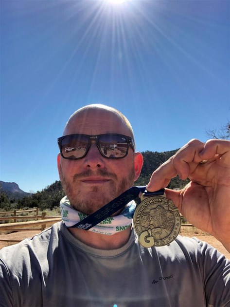 Steve 'Smiley' Barnard is fundraising for Love Hope Strength Foundation