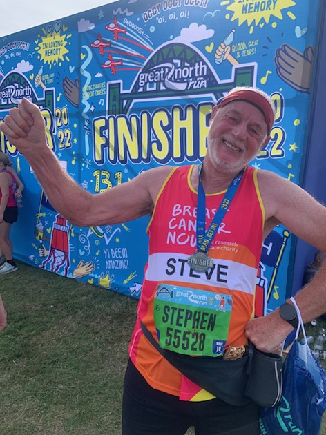 Steve Elliott is fundraising for Breast Cancer Now