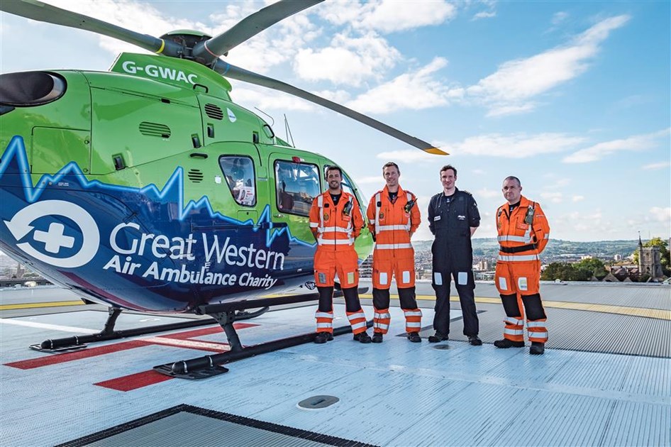 Pytch . is fundraising for Great Western Air Ambulance Charity