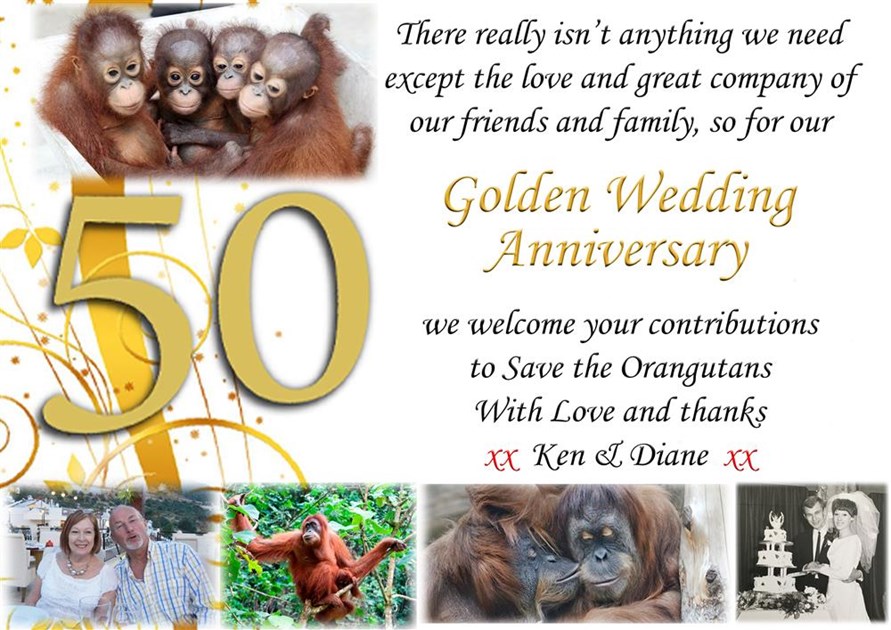 Ken and diane Lott is fundraising for Orangutan Appeal UK