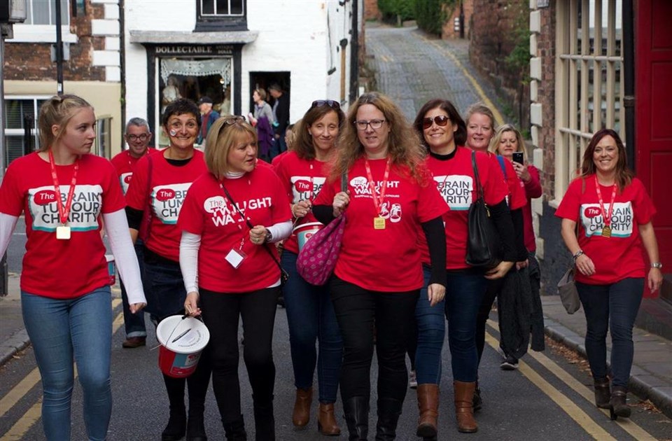 Sarah Rugg is fundraising for The Brain Tumour Charity
