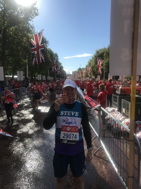 Stephen Lacey is fundraising for Age UK