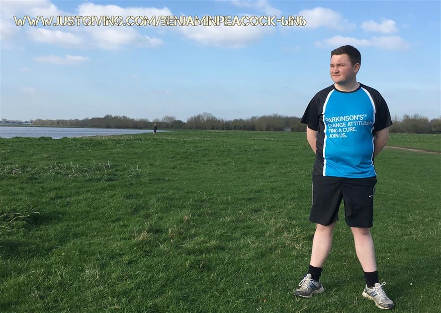 Benjamin Peacock is fundraising for Parkinson’s UK