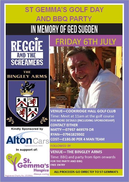 Matthew Brighton is fundraising for St Gemma's Hospice