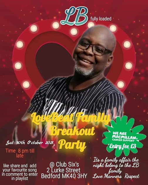 Fitzroy Williams is fundraising for Macmillan Cancer Support