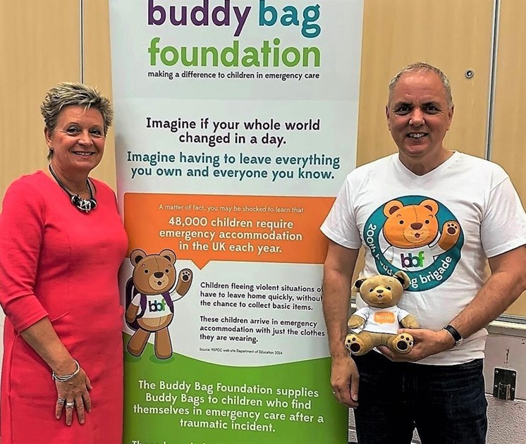 Andy Perks is fundraising for Buddy Bag Foundation