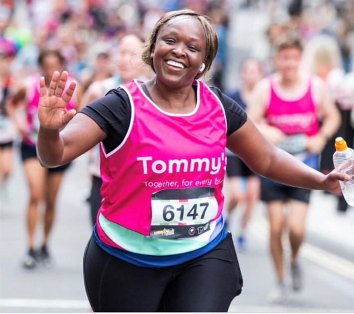 Sharon John is fundraising for Tommy’s, the pregnancy and baby charity