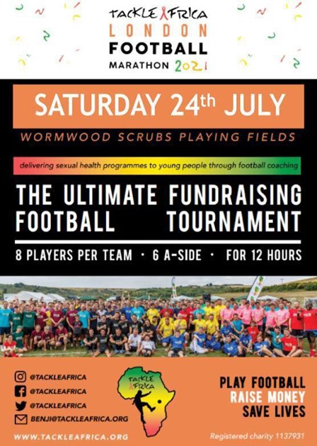 Josh Kellett is fundraising for TackleAfrica