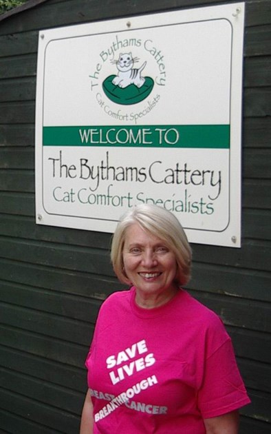 June Burrell is fundraising for Breast Cancer Now