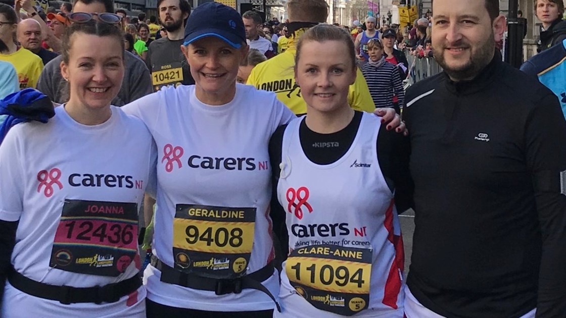 Andrea Cameron is fundraising for Carers UK