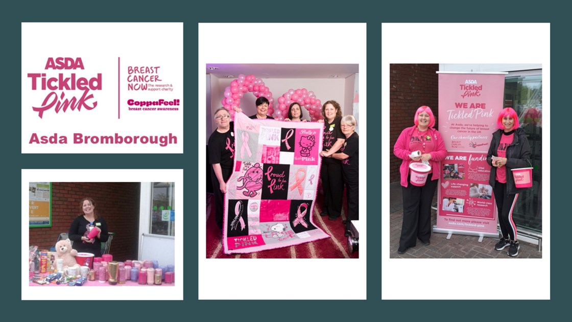 Asda Bromborough is fundraising for Tickled Pink - Breast Cancer Now ...