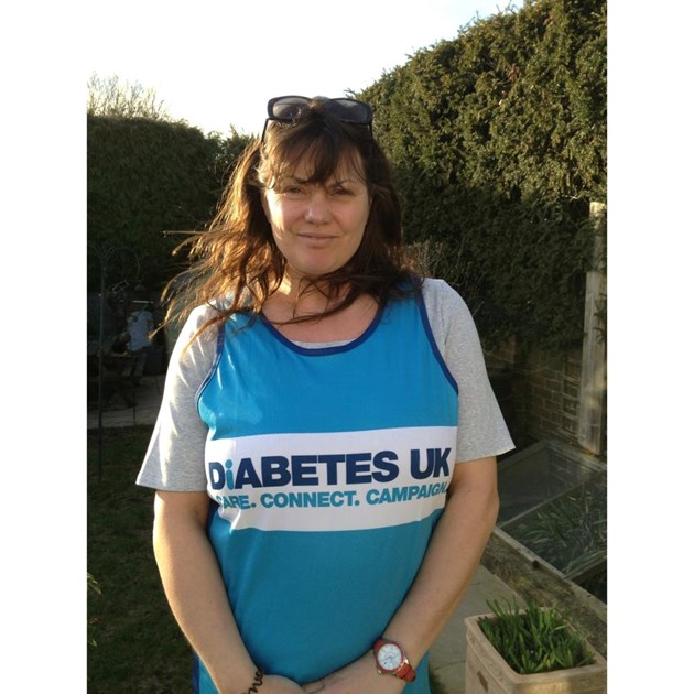 Nicky Bush is fundraising for Diabetes UK