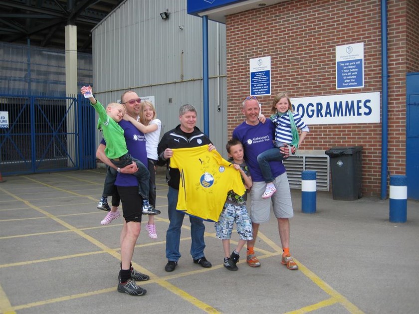 Fraser Watson is fundraising for Alzheimer's Research UK