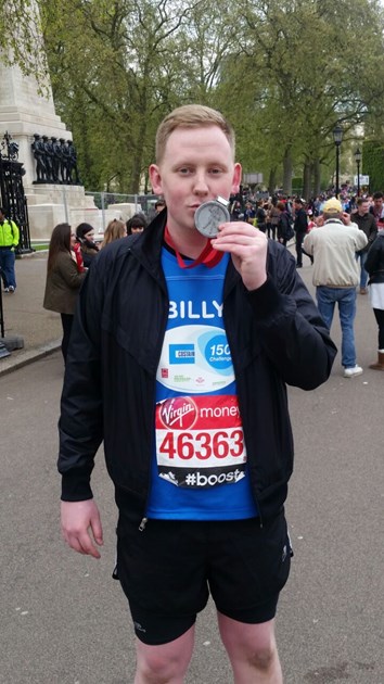 Billy Welch is fundraising for Samaritans