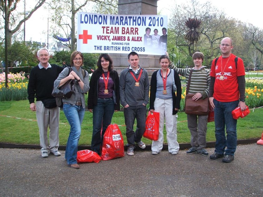 Vicky Barr and Team is fundraising for The British Red Cross Society