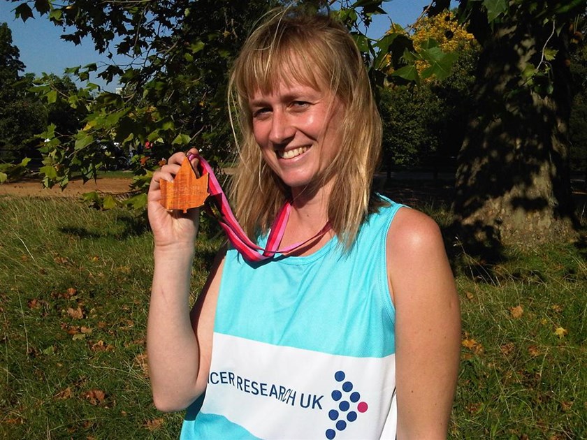 Estelle McCartney is fundraising for Cancer Research UK