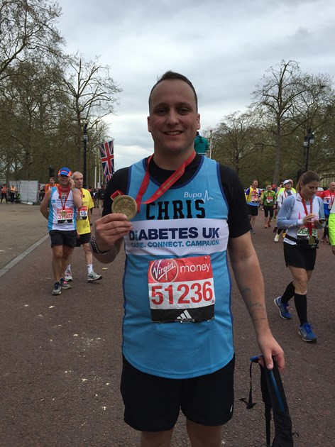 Chris Boaz is fundraising for Diabetes UK