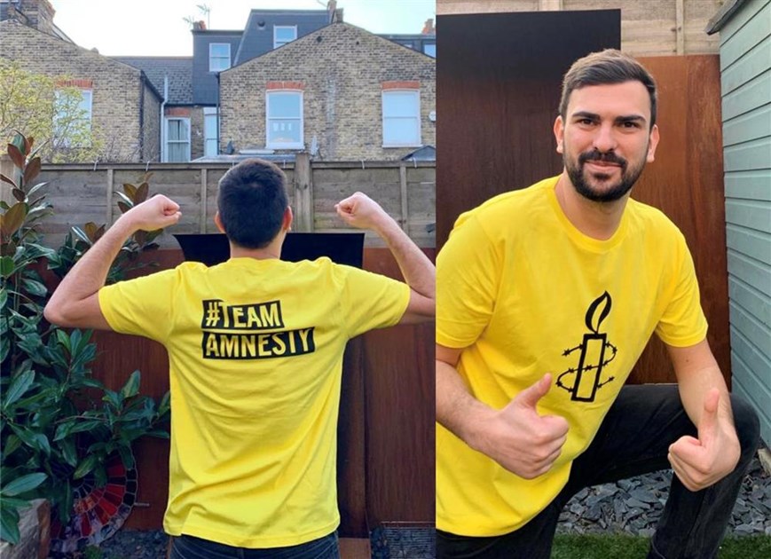 Jamie Not is fundraising for Amnesty International UK