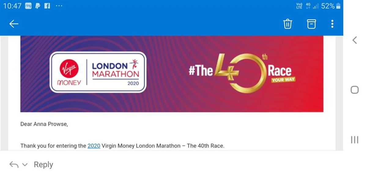 Anna Prowse is fundraising for Finish Line Fund