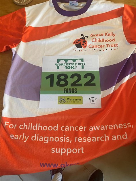 Fanos Hira is fundraising for Grace Kelly Childhood Cancer Trust