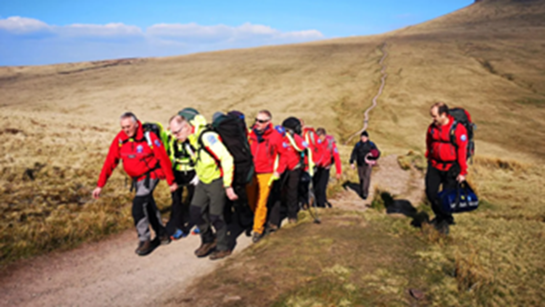 Cerys Morgan is fundraising for Brecon Mountain Rescue Team