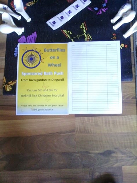 June Ross is fundraising for Glasgow Children’s Hospital Charity