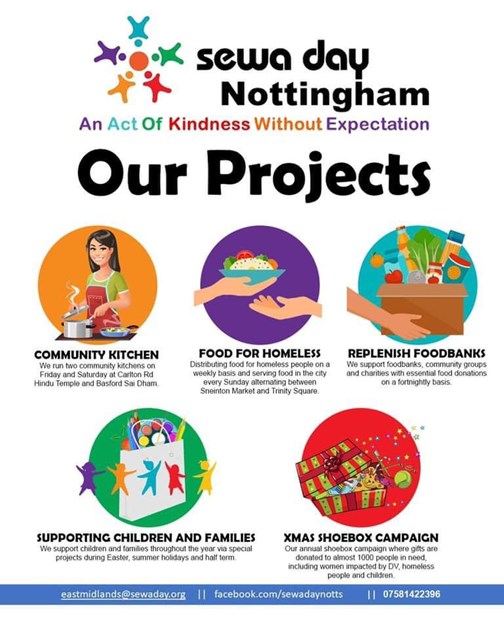 Sewa Day Nottingham is fundraising for Sewa Day