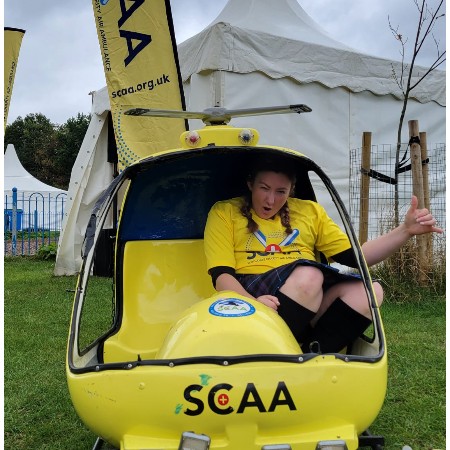 Stephanie Cowan is fundraising for Scotland's Charity Air Ambulance