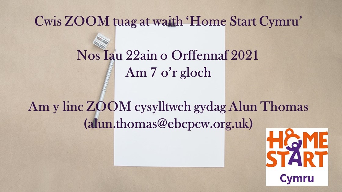 Gofalaeth Bro Llanfairpwll a'r Cylch is fundraising for Home-Start ...