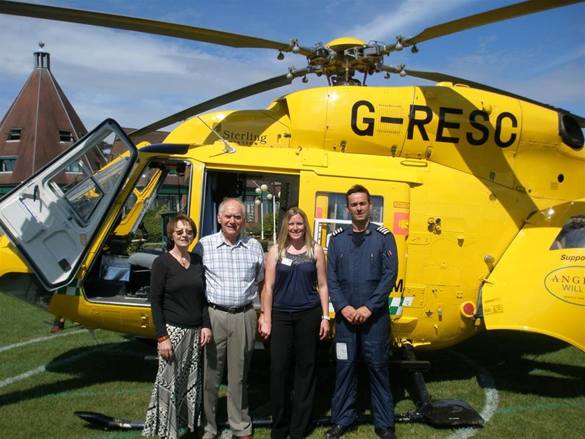Vicky Le Fanu is fundraising for East Anglian Air Ambulance