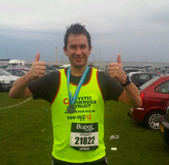 Stuart Grimshaw is fundraising for Cystic Fibrosis Trust