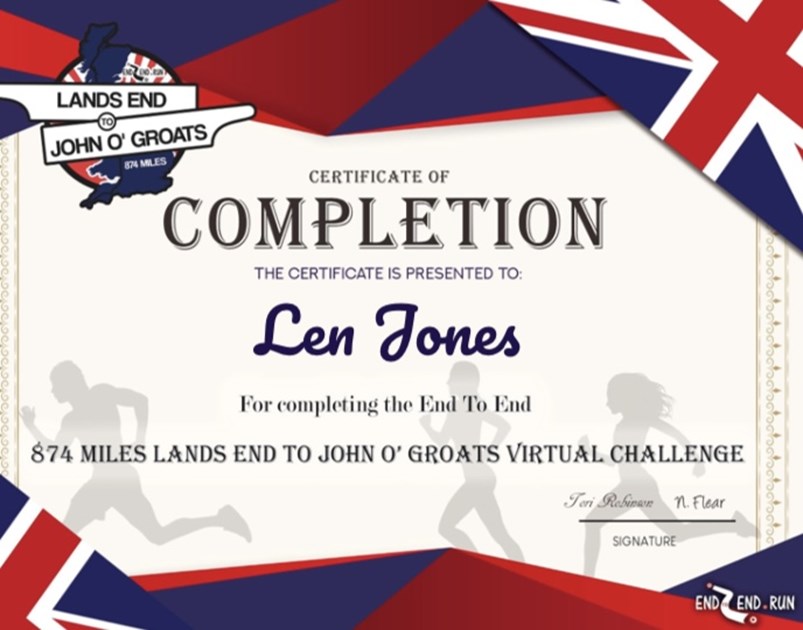 Len Jones is fundraising for British Heart Foundation