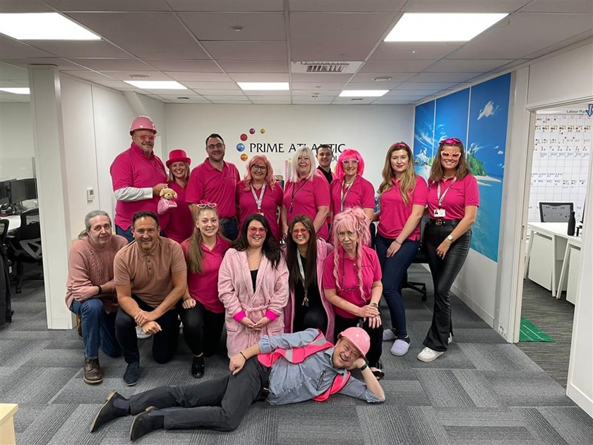 Prime Atlantic Group Bedford is fundraising for Breast Cancer Now