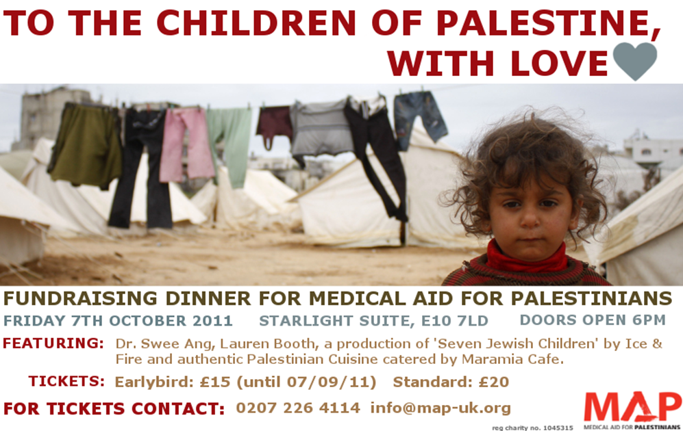 Event Management is fundraising for Medical Aid for Palestinians