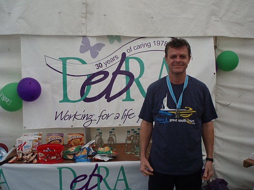 kurt hamilton is fundraising for DEBRA