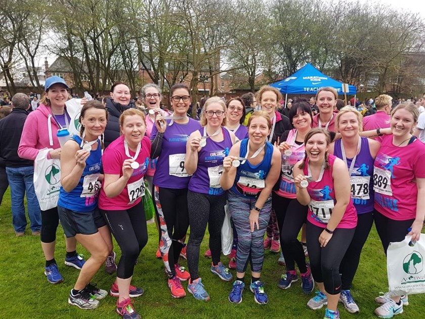 Earlsdon Running Club is fundraising for Coventry Vision Hub