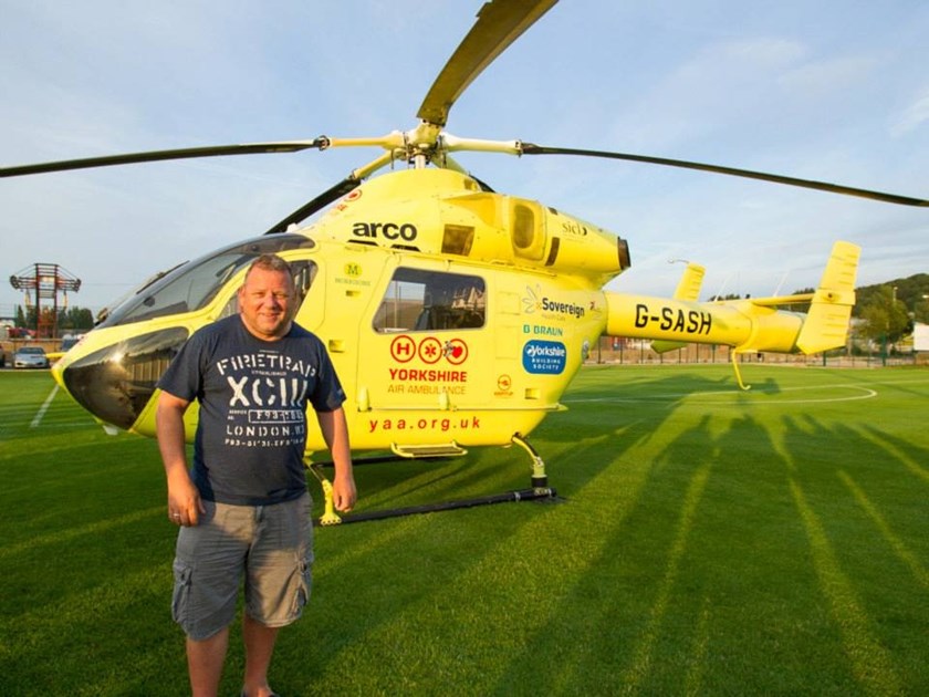 David Storrie is fundraising for Yorkshire Air Ambulance Charity