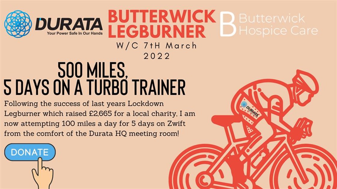 John McGee is fundraising for Butterwick Hospice